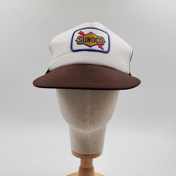 Accessories | Sunoco Vintage Mesh Snap Back Trucker Hat | Poshmark